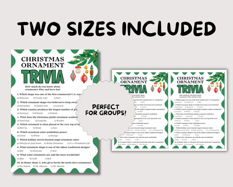 Christmas Games Bundle, Fun Group Christmas Party Games for Adults Kids ...