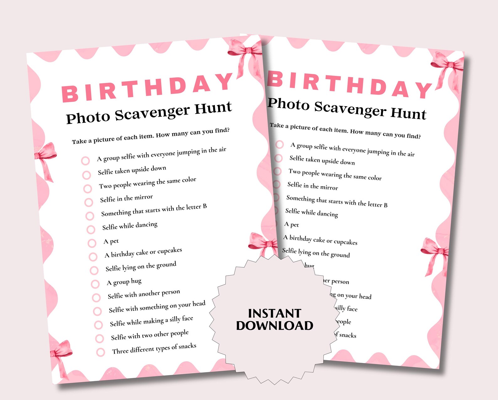 Phone Scavenger Hunt, Sweet 16 Scavenger Hunt, Sweet 16 Games, 16th ...