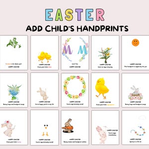 2025 Easter Handprint Art, Easter Handprint Crafts, School Craft ...