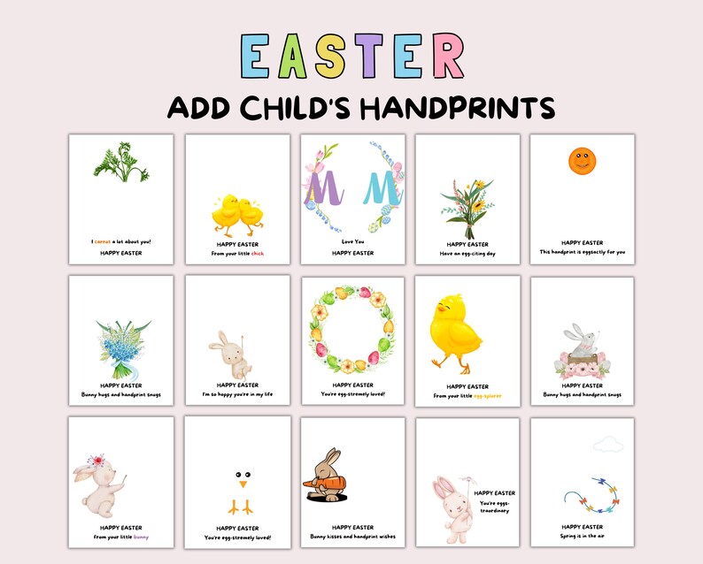 2025 Easter Handprint Art, Easter Handprint Crafts, School Craft ...