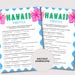 Hawaii Trivia Game, Printable Luau Party Game, Hawaiian Quiz, Aloha ...