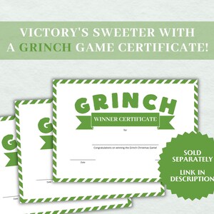 Grinch Riddles Who Am I Game, Funny Christmas Questions and Answers for ...