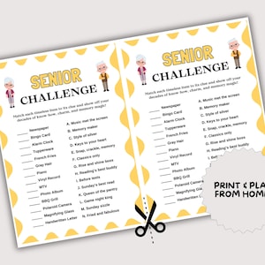 Games for Seniors Groups Challenge, Senior Games for Senior Citizens ...