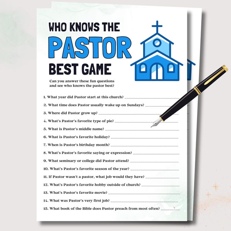 Pastor Appreciation Cards - Etsy