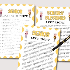 Senior Games Bundle, Games for Seniors Group Games for Senior Citizens ...