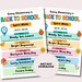 Back to School Spirit Week Flyer Editable in Canva, Autumn School ...