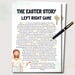 Easter Left Right Game Bible Story Pass the Gift, Printable Church ...