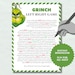 Grinch Riddles Who Am I Game, Funny Christmas Questions and Answers for ...