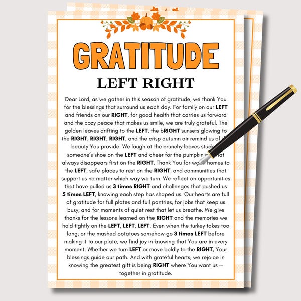 Pass the Gratitude Cards - Etsy