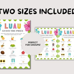 Luau Trivia Game, Luau Party Games Quiz, Printable Aloha Party Games ...