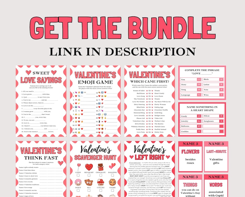 Valentines Day Friendly Feud, Fun Valentine Game for Kids Adults ...
