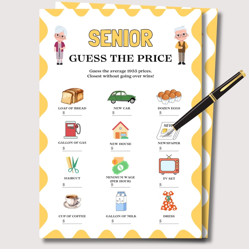 Games for Nursing Home - Etsy