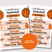 Basketball Spirit Week Flyer, Basketball Day Spirit Week Editable ...