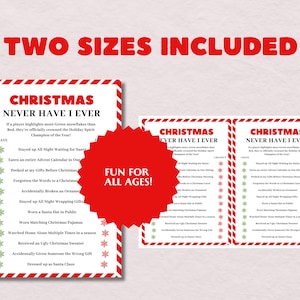 Christmas Never Have I Ever Game, Funny Christmas Game for Kids and ...