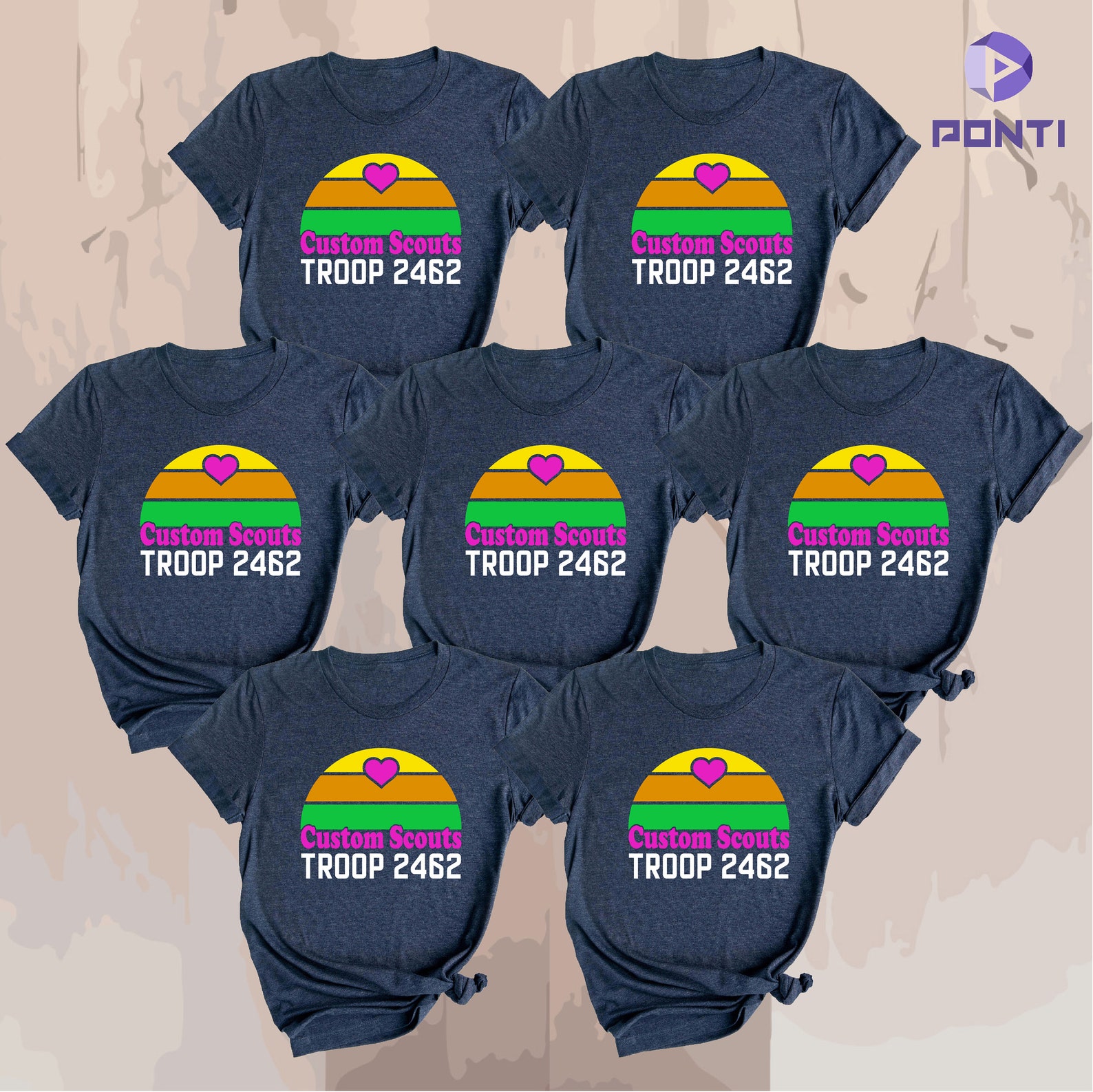 Custom Scouts T-shirt, Custom Camp Troop Number Shirt, Camping Shirt ...