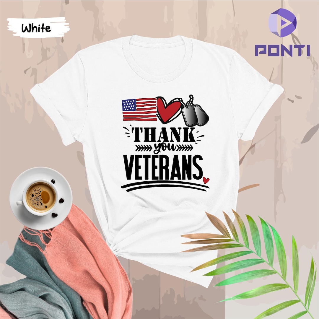 Thank You Veterans Shirt, Veterans Day Shirt, Thank You Shirt, Gift for ...