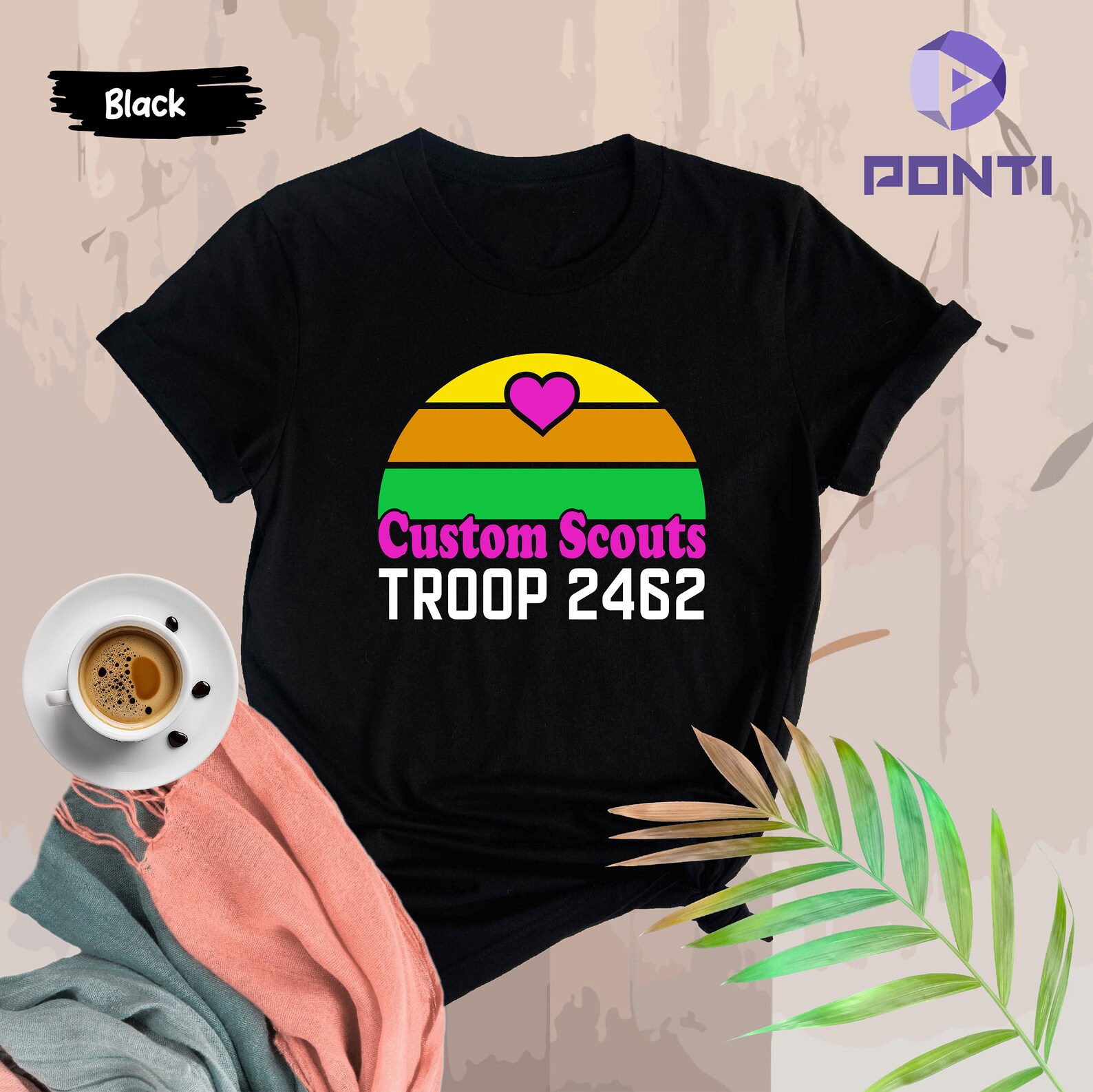 Custom Scouts T-shirt, Custom Camp Troop Number Shirt, Camping Shirt ...