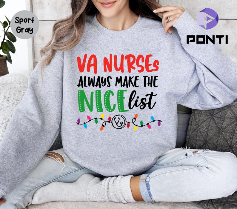 VA Nurses Always Make the Nice List, Veteran Affairs Nurse, Christmas ...