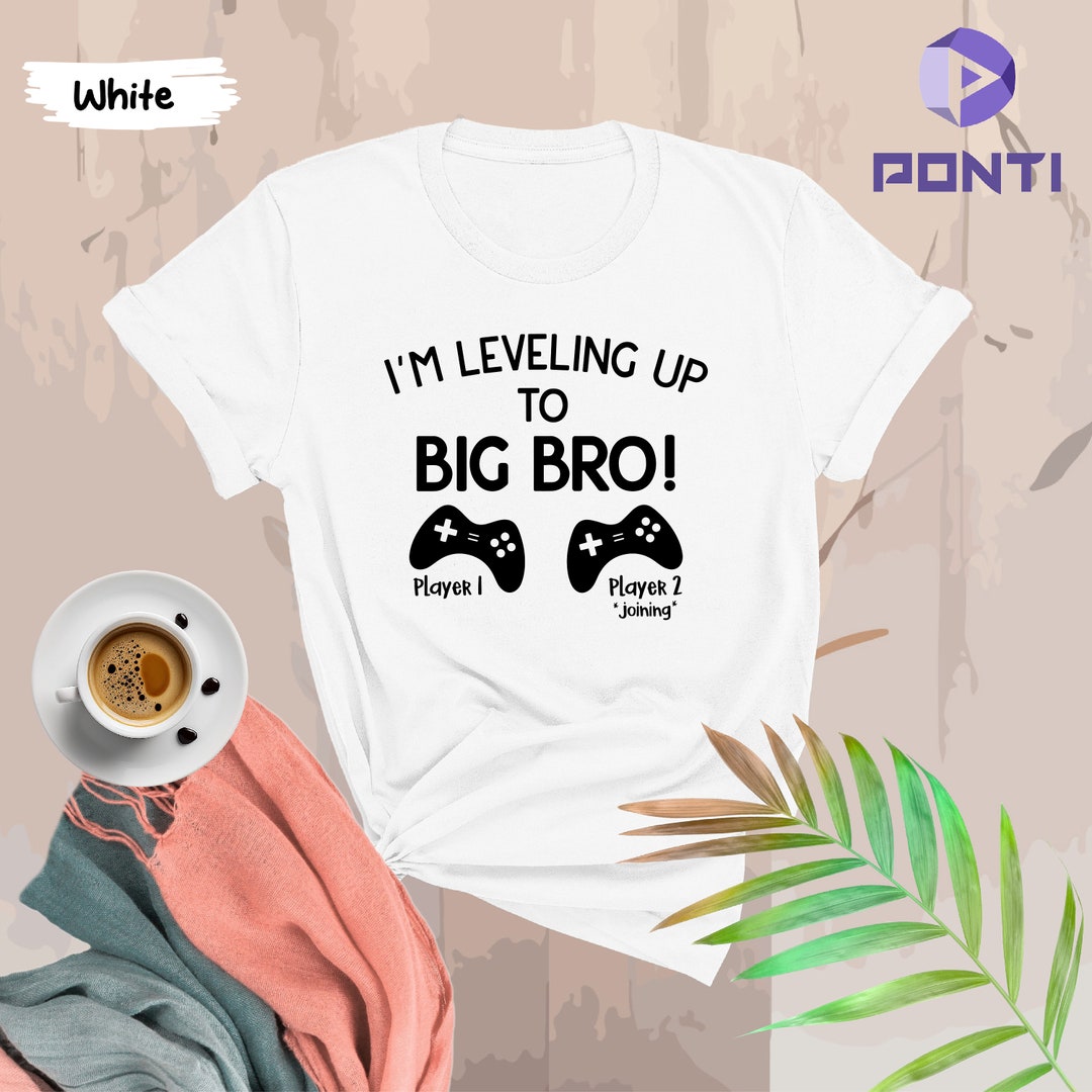 I'm Leveling up to Big Bro Shirt, Big Brother Shirt, Pregnancy ...