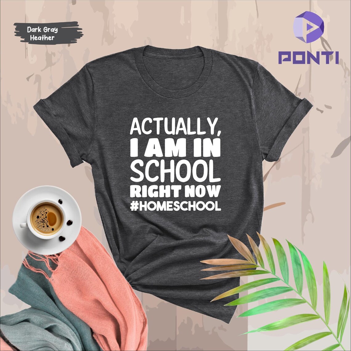 Actually I Am in School Right Now Homeschool, Home School T-shirts ...