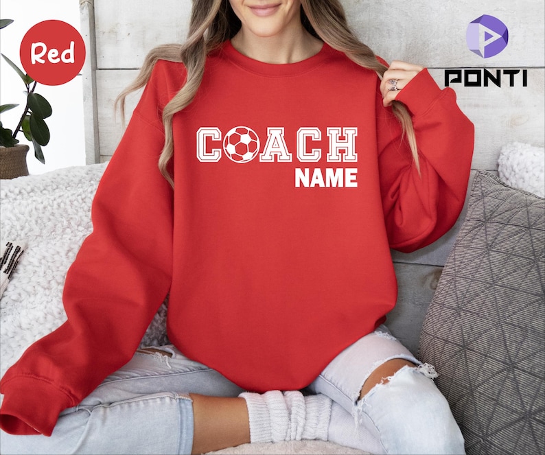 Custom Soccer Coach T-shirt, Coaches Gift Soccer, Personalized Soccer ...