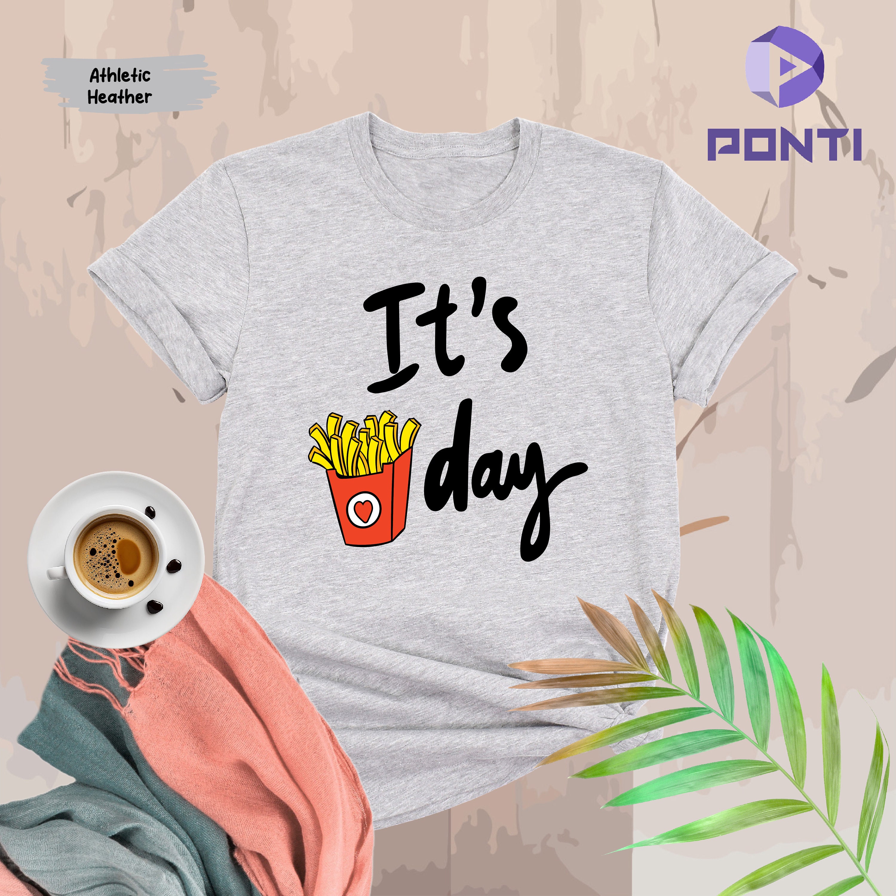 It's Fry Day Shirt, French Fries Shirt, Funny Shirt, French Fry Shirt ...