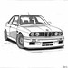 BMW M3 Coloring Pages: A Journey Through Automotive History - Etsy