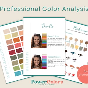 Personal Color Analysis - Etsy