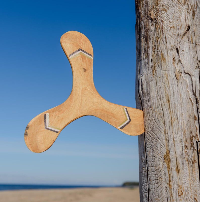 3 Wing Boomerang "freedom Arrow" | Handcrafted | Light and Nimble ...