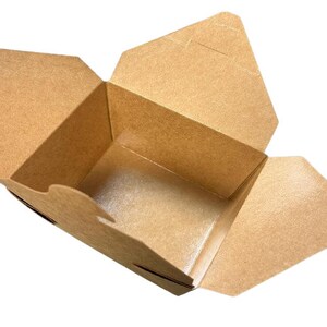Eco-friendly Paper Kraft Brown Takeout Boxes - Choose From 5 Sizes ...