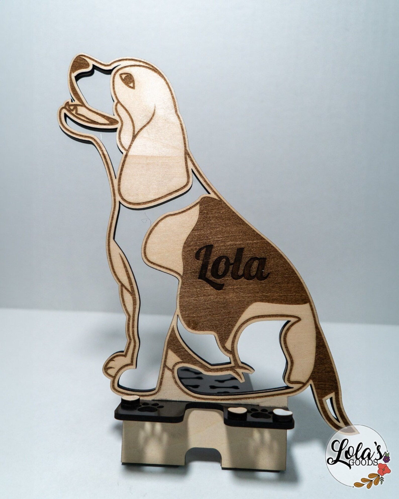 Dog Phone Stand Personalized With Dog's Name - Etsy