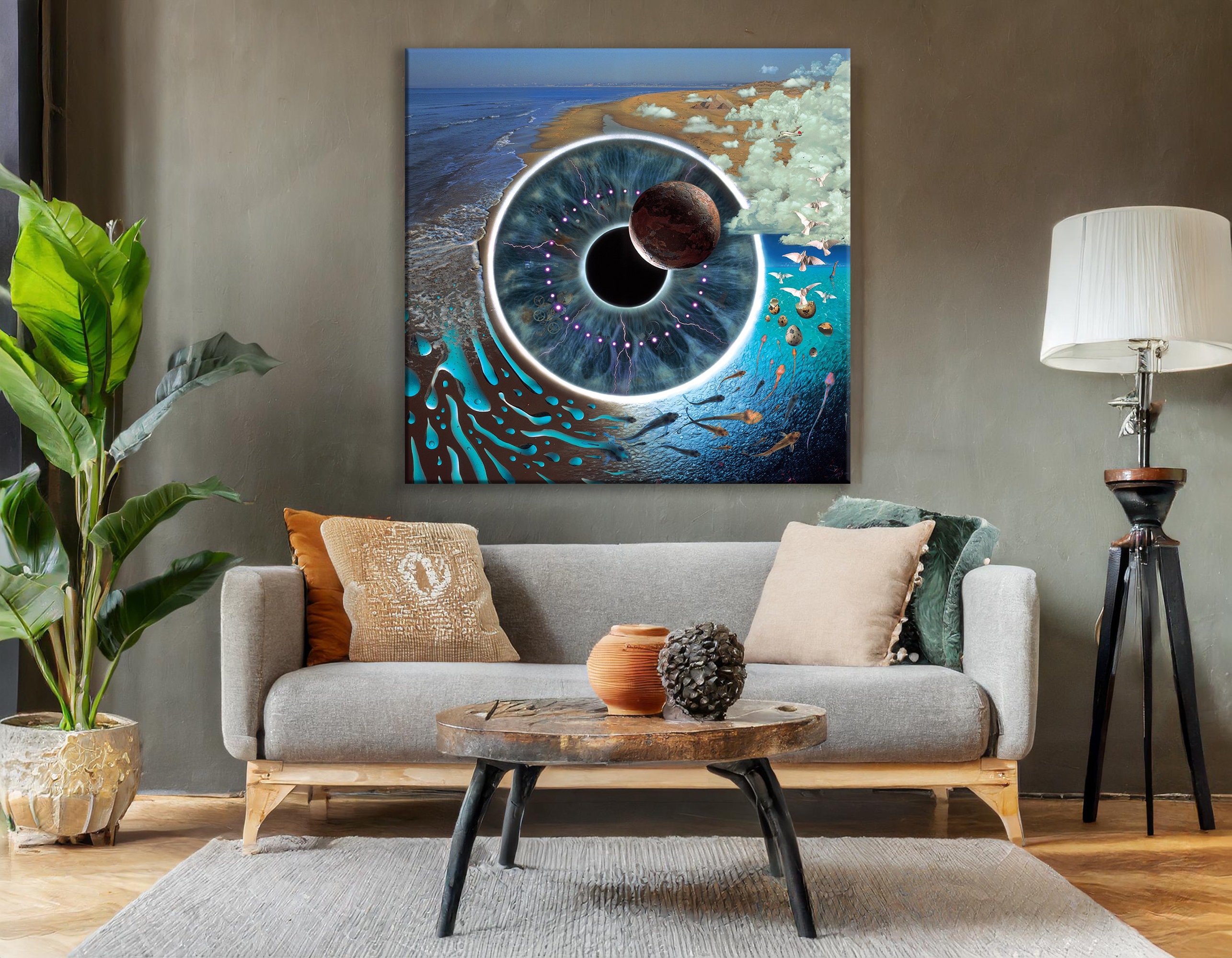 Pulse Pink Floyd Album Cover Canvas Print, Pink Floyd Poster, Pulse ...