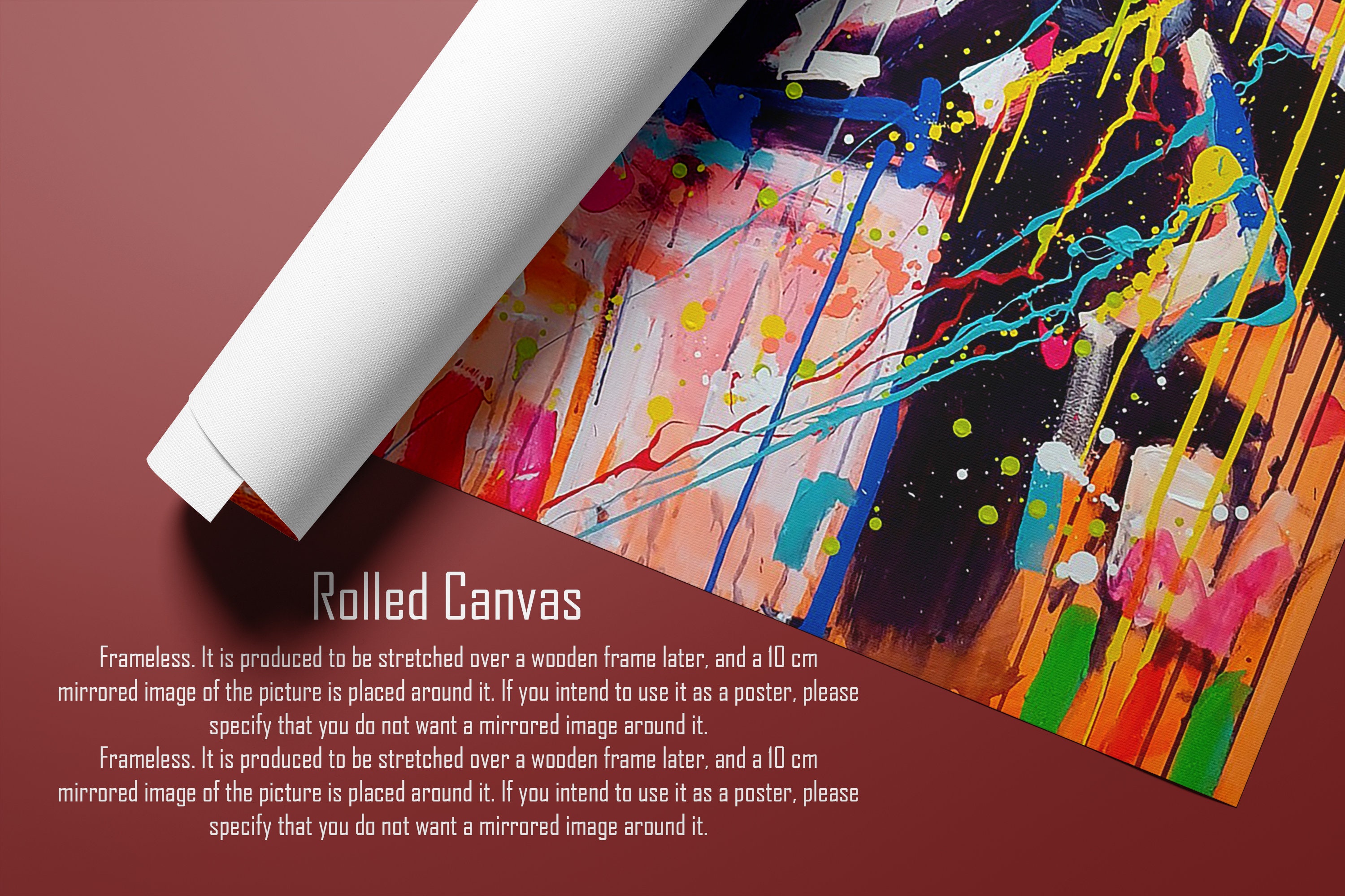 Abstract Painting the Godfather Wall Art, Pop Art Graffiti Marlon ...
