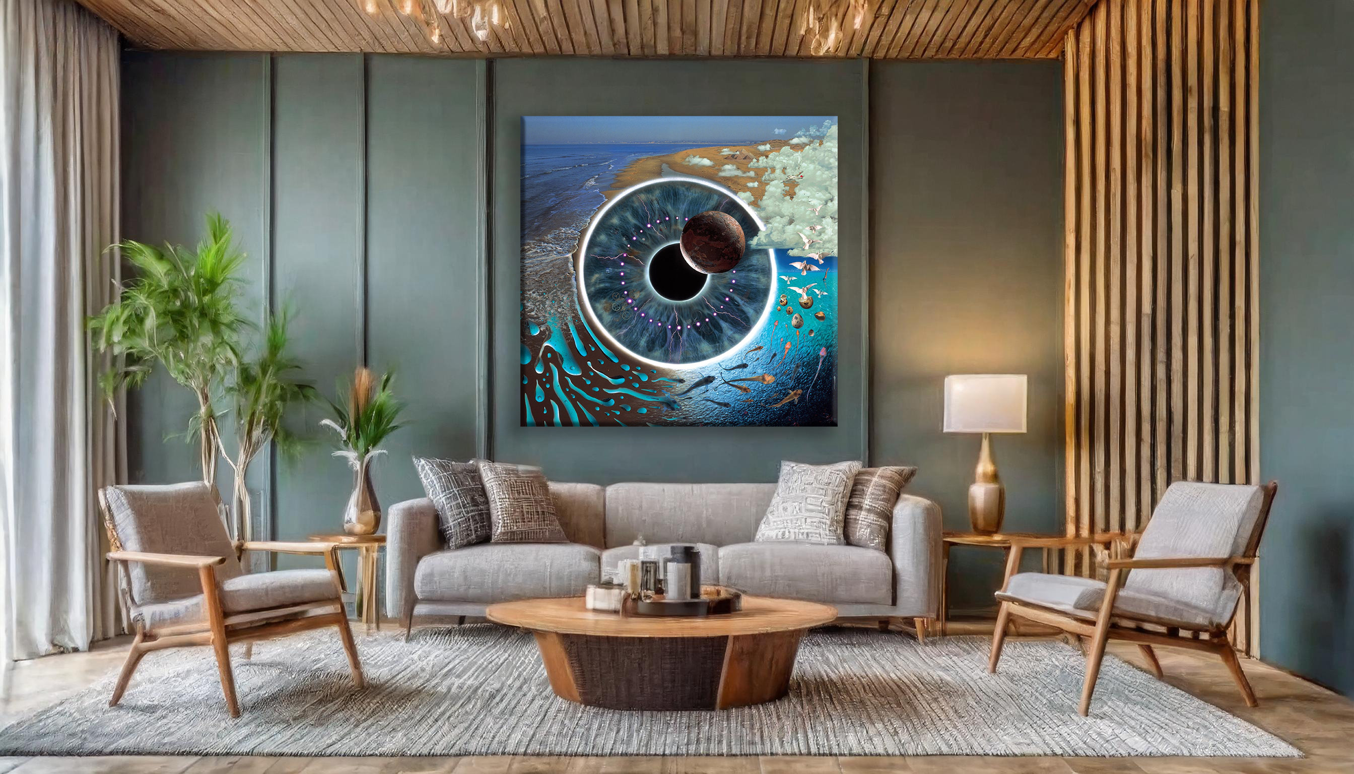 Pulse Pink Floyd Album Cover Canvas Print, Pink Floyd Poster, Pulse ...