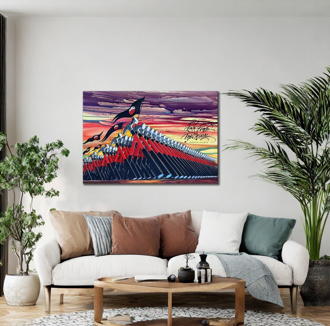 Pink Floyd the Wall Hammers Canvas Wall Art Film Print, Art Poster for ...