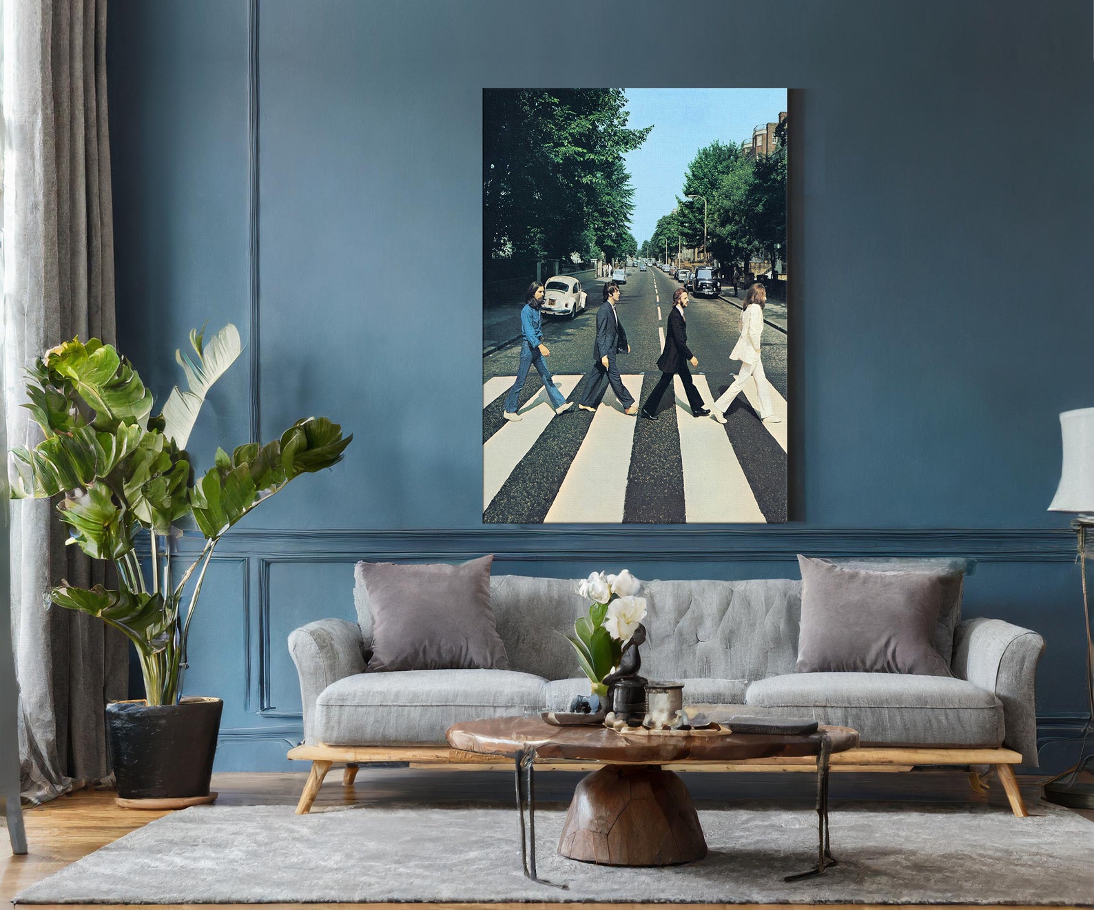 The Beatles Abbey Road Album Cover Canvas Print, the Beatles Poster ...