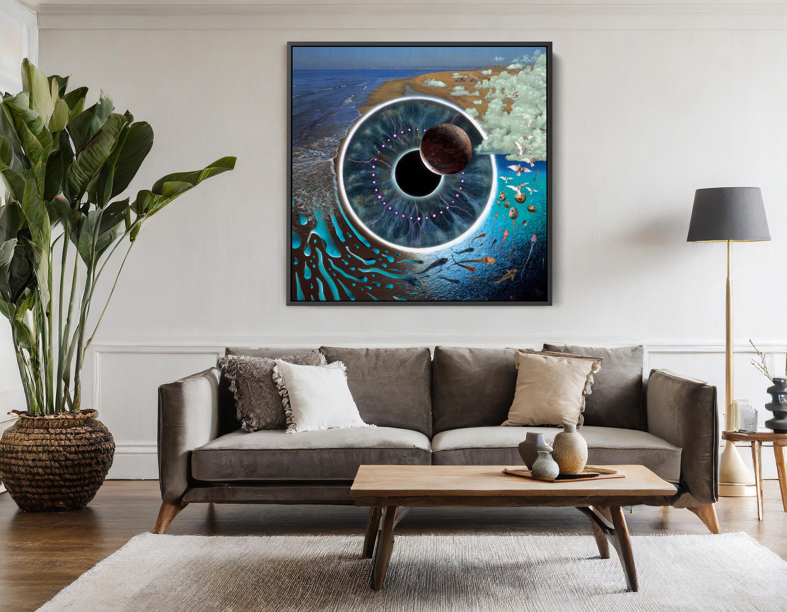 Pulse Pink Floyd Album Cover Canvas Print, Pink Floyd Poster, Pulse ...