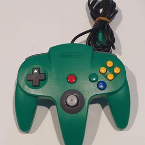 Nintendo 64 GREEN Controller NUS-005 Official N64 Oemtight Stick - Etsy