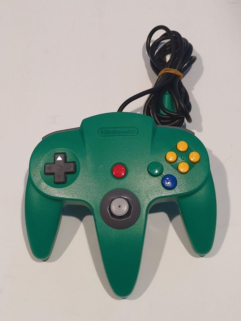 Nintendo 64 GREEN Controller NUS-005 Official N64 Oemtight Stick - Etsy
