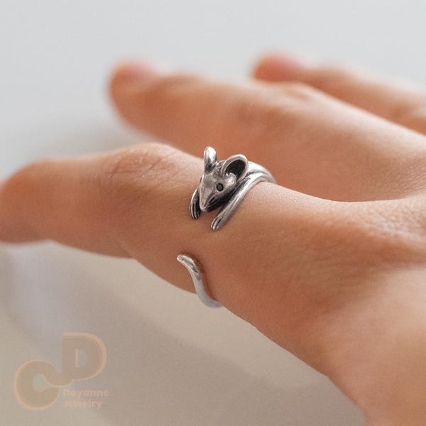 Mouse Ring - Etsy