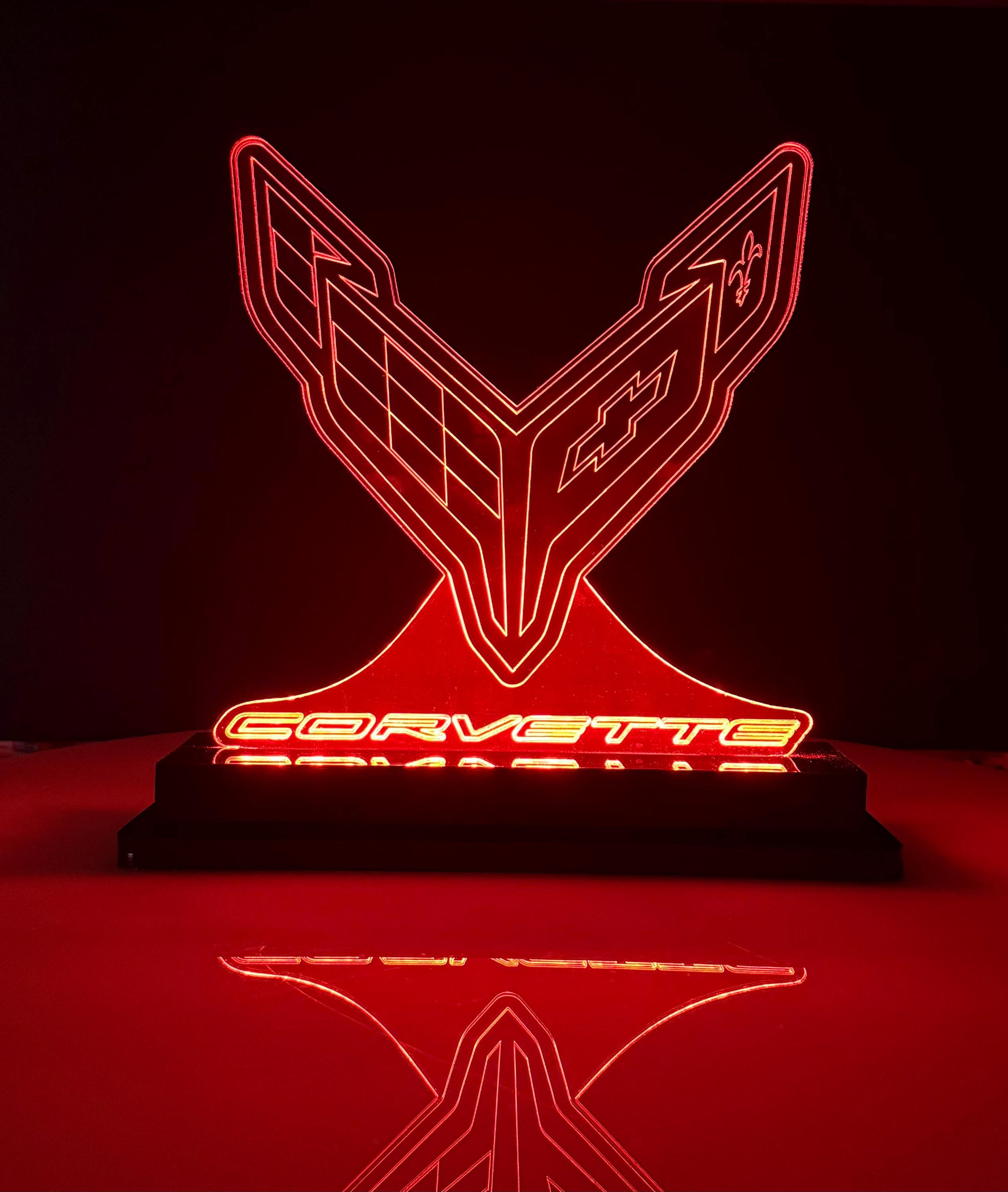 Ferrari Led Lit | Luxury | Gift | Room Decor | Man Cave | Garage ...