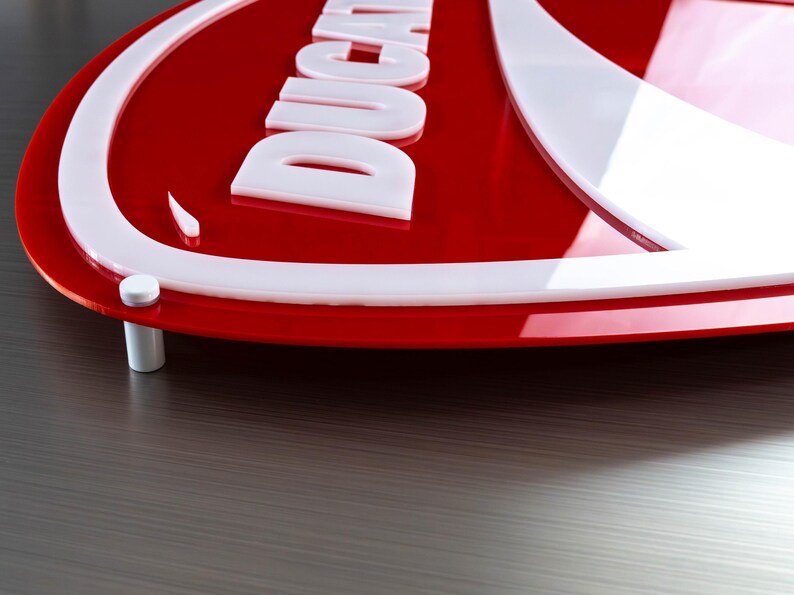 Ducati Logo Sign | Luxury | Gift | Room Decor | Man Cave Sign | Garage ...