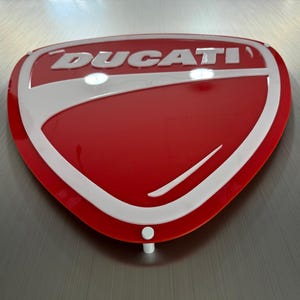 Ducati Logo Sign | Luxury | Gift | Room Decor | Man Cave Sign | Garage ...