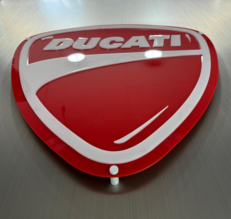 Ducati Logo Sign | Luxury | Gift | Room Decor | Man Cave Sign | Garage ...