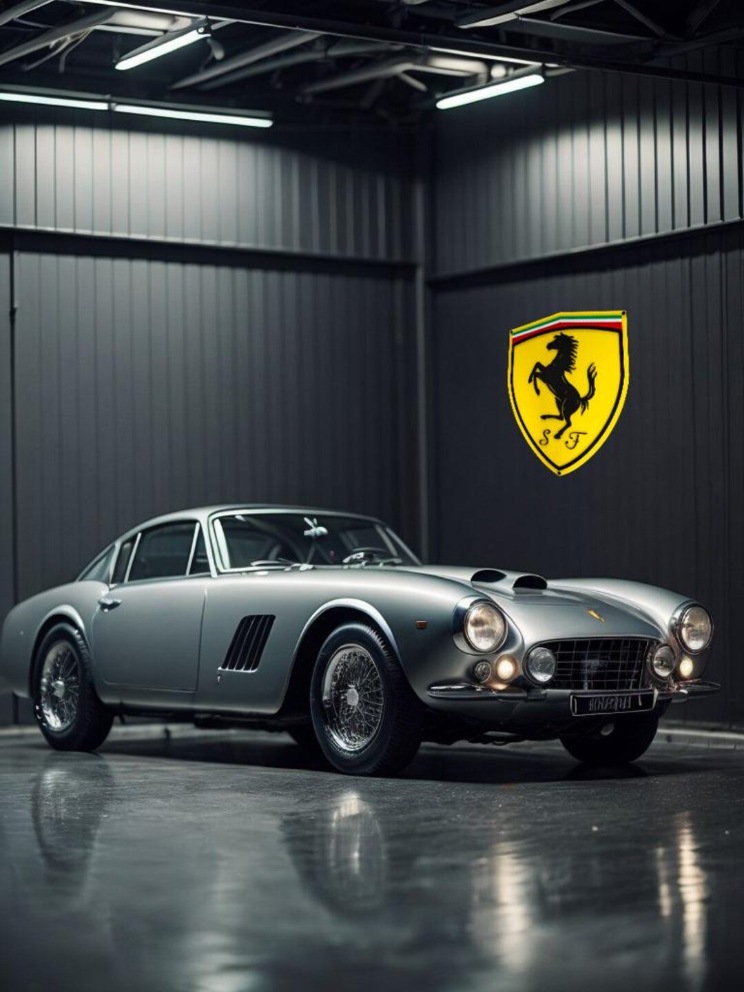 Ferrari Logo Sign | Luxury | Gift | Room Decor | Man Cave Sign | Garage ...