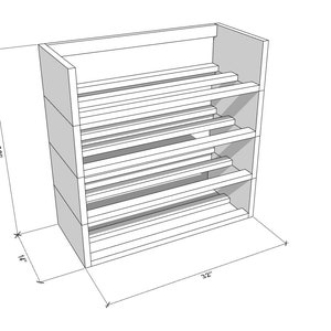 Stackable Shoe Rack Shoe Rack DIY Plans Shoe Organizer Shoe Storage ...