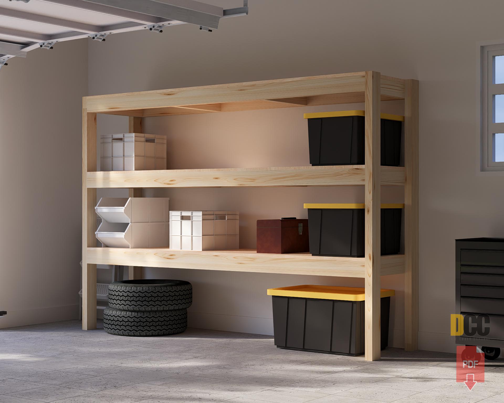 Garage Shelves Pdf | Pdf DIY Garage Shelves DIY Garage Shelf DIY Garage ...