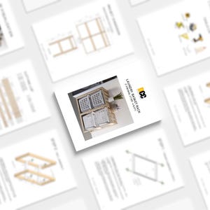 Basket Rack Plan | DIY Digital Plans Laundry Organizer Basket Storage ...