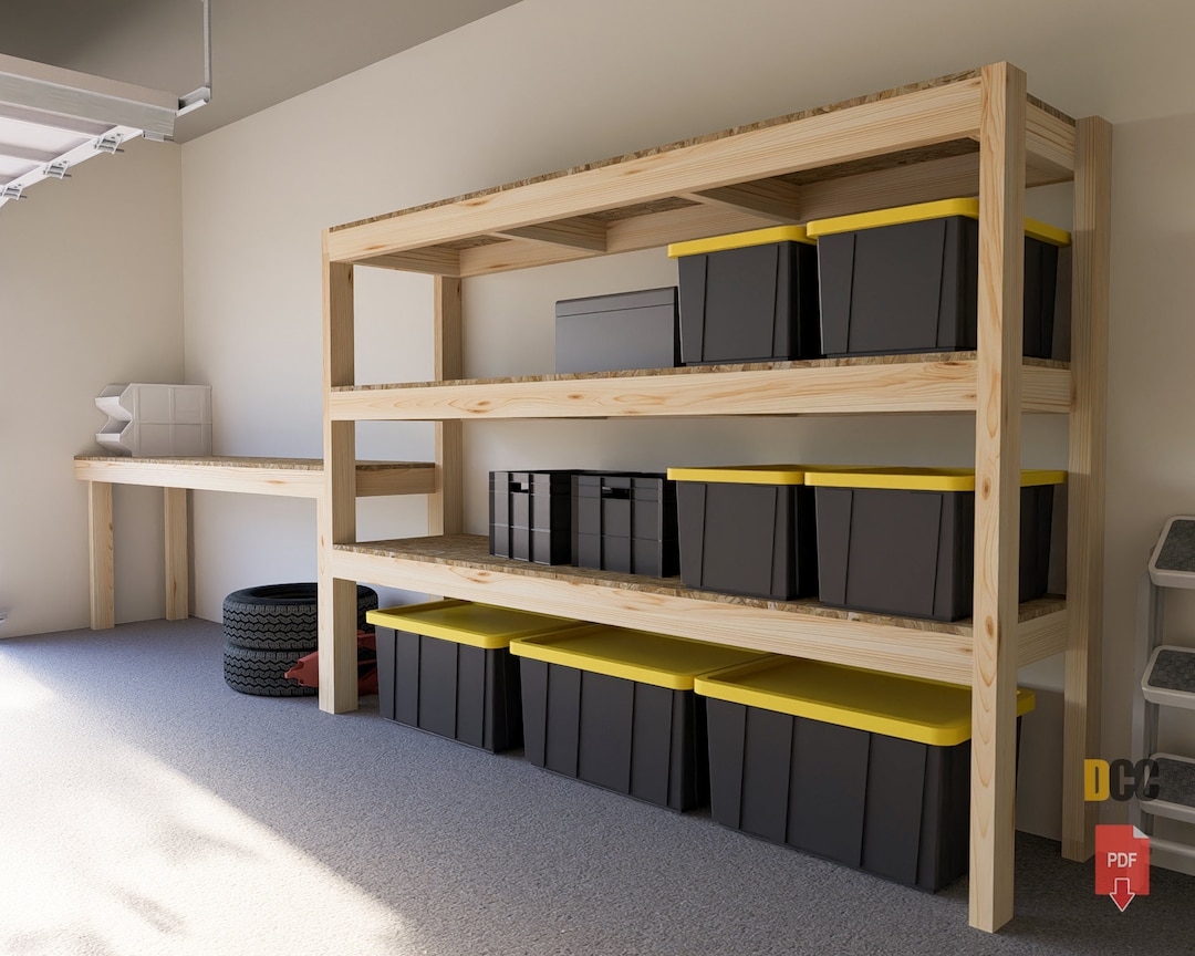 Diy garage bench store