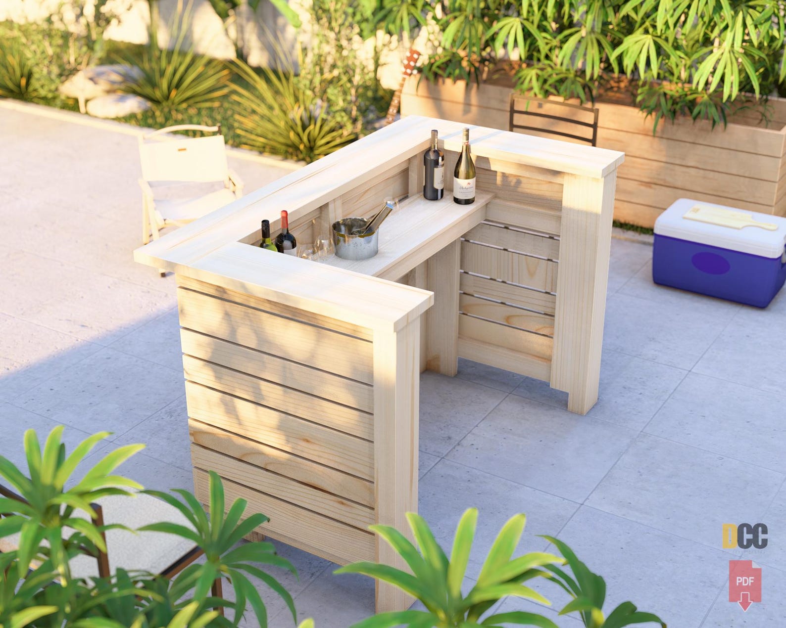 Outdoor Bar PDF File Plans Wooden DIY Bar Plan PDF Bar Plans Outdoor Minibar Diy Outdoor Bar ...